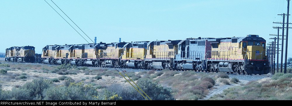 UP 9341 Stored Units